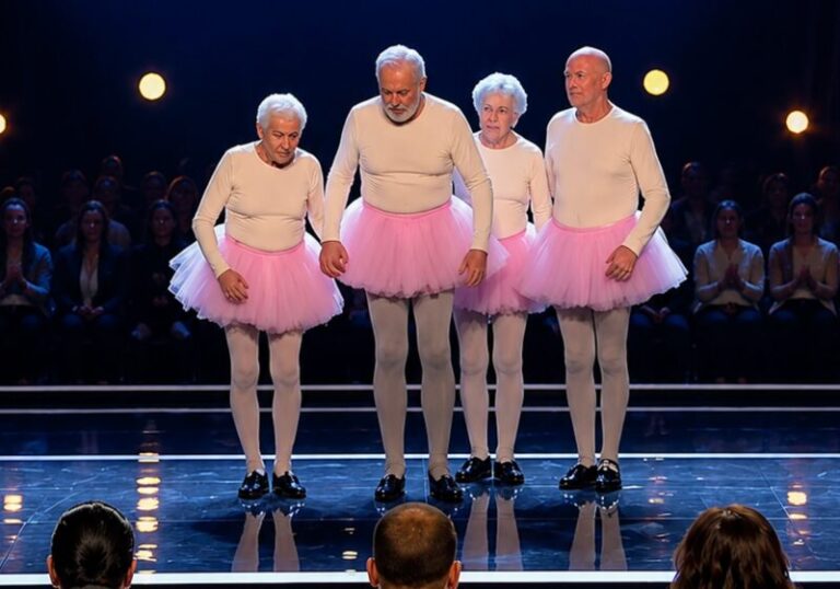 Four old men wearing ballet tutus came to a talent show - Internship News